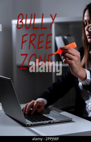 Text showing inspiration Stop Bullying, Word for Fight and Eliminate ...