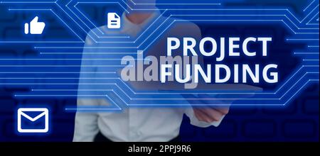 Conceptual caption Charity Donate. Business idea gift made by an ...