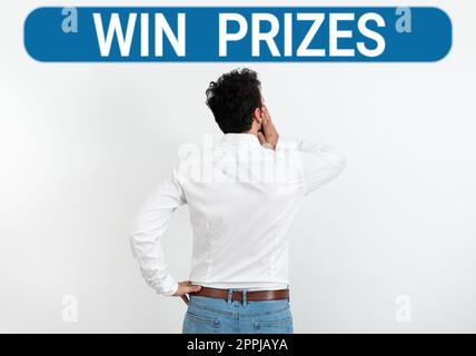 Inspiration showing sign Enter To Win, Business idea exchanging ...