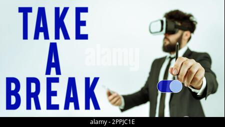 Sign displaying Work Time. Business concept period starts when ...