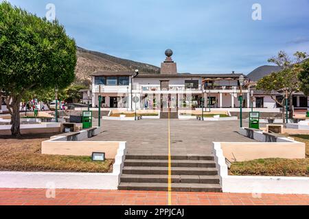 Ecuador - September 26, 2022: the equator in Ecuador in South America ...