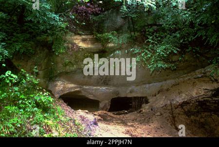 Sinca Veche, Brasov County, Romania, 2000. Entrance to the ancient ...