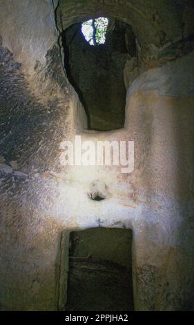 Sinca Veche, Brasov County, Romania, 2000. Entrance to the ancient ...