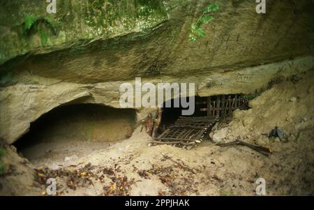 Sinca Veche, Brasov County, Romania, 2000. Entrance to the ancient ...