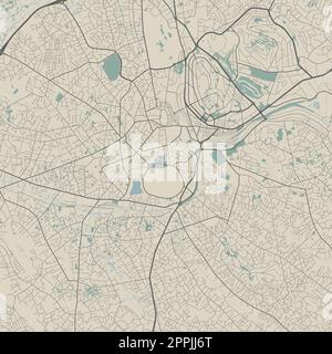City Map Africa Uganda Kampala vector illustration Stock Vector Image ...