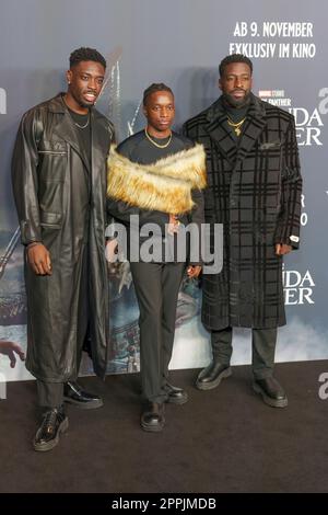 MIK Family attends the "Black Panther: Wakanda Forever" Screening at ...