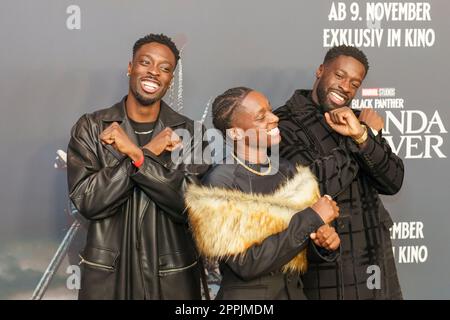MIK Family attends the "Black Panther: Wakanda Forever" Screening at ...