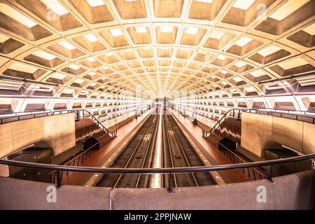 McPherson Square Metrorail Station in Washington DC, capital of USA ...