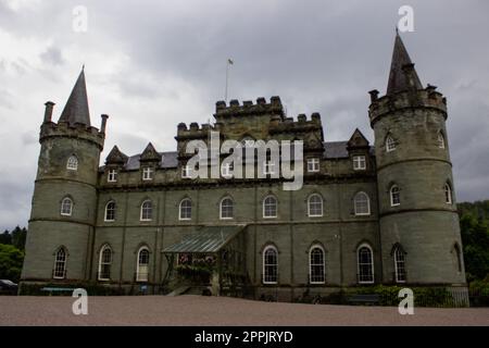Exterior of Inveraray Castle Stock Photo - Alamy