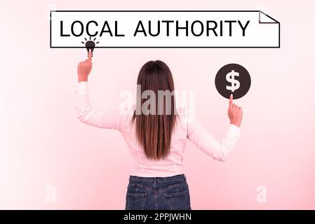 Conceptual caption Local Authority, Business concept the group of ...