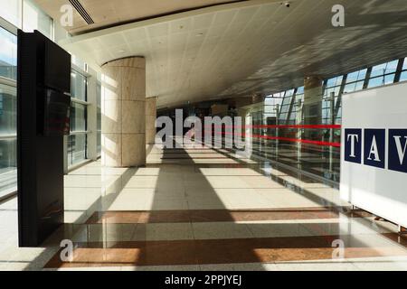 Ankara, Turkey, Esenboga Havalimani Airport, 01.18.2023 Boarding lounge ...