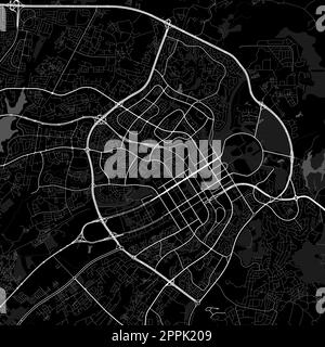 City Map Abuja Nigeria Africa vector illustration Stock Vector Image ...