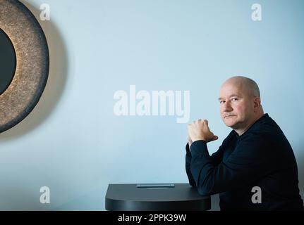 Klever CEO Marc Poirier poses at their offices in Montreal, Tuesday ...