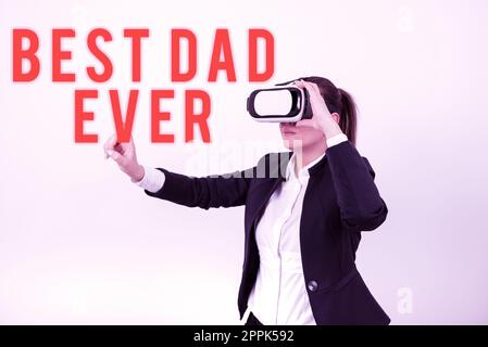 Writing displaying text Best Dad Ever, Word Written on Appreciation for ...