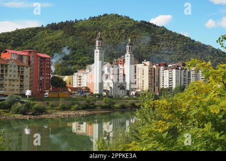 Zvornik, Bosnia and Herzegovina, 1 October 2022 A memorial. The entire ...