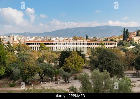 Stoa of Attalos Stock Photo - Alamy