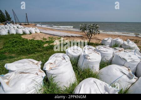 Pak Nam Pran Pranburi Beach in Hua hin, Prachuap Khiri Khan, Thailand ...