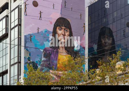 Gender Equality Mural in Athens Stock Photo - Alamy