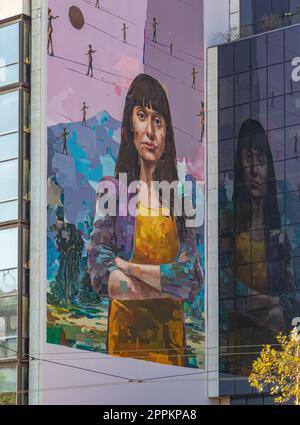 Gender Equality Mural in Athens Stock Photo - Alamy