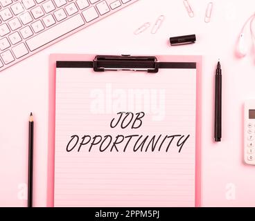 Sign displaying Find Job. Business showcase An act of person to find or ...