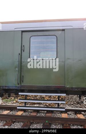 Loading railway wagon Stock Photo - Alamy