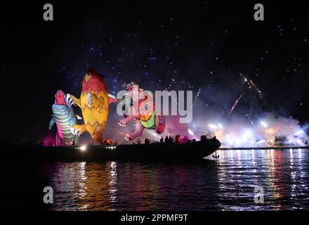 Great Dragon Parade in Cracow Stock Photo - Alamy