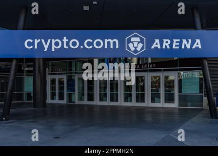 Los Angeles, California: crypto.com Arena (known as Staples Center ...