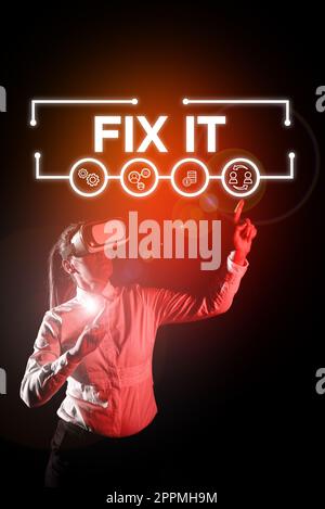 Sign displaying Home Repair. Business concept maintenance or improving ...