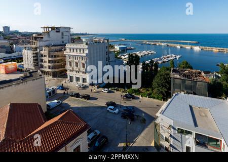 Aerial View Of Constanta City Skyline In Romania Stock Photo - Alamy