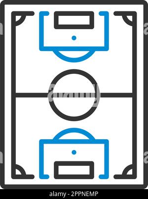 Football Field Vector Icon Sign Icon Vector Illustration For Personal ...
