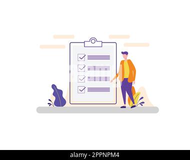 Successfully complete business assignments icon. Magnifying glass with ...