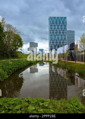 The Netherlands Amsterdam. The EY (Ernst & Young) office building on ...