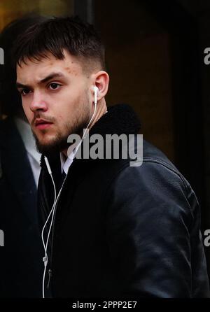 Joshua Broddle, 20, outside the Old Bailey, central London, where he ...