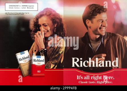 Vintage "Playboy" magazine August 1991 issue Advert, USA Stock Photo ...