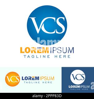VCS logo. VCS letter. VCS letter logo design. Initials VCS logo linked ...