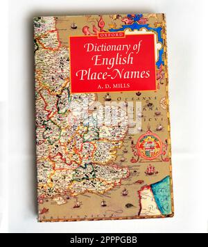 Oxford Dictionary of English Place Names, Book cover studio set up ...