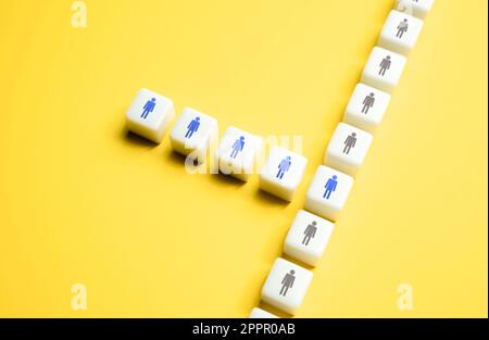 who hire recruit human resources word chalk black Stock Photo - Alamy