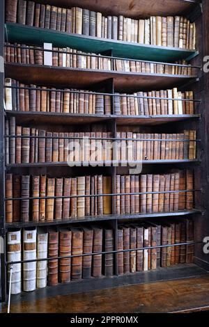 Marsh Library in Dublin, oldest public library in Ireland Stock Photo ...