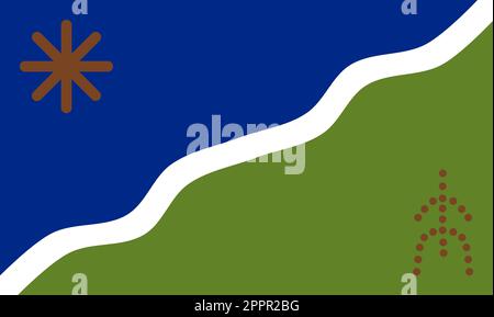 flag of Native peoples of South America Diaguita. flag representing ...