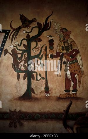 mural in Tlaxcala Mexico Stock Photo - Alamy