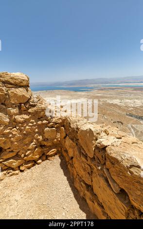 Masada ruins in southern Judean Desert in Israel Stock Photo - Alamy