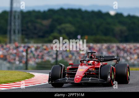 16 Charles Leclerc (Ferrari) during the qualification race of the ...