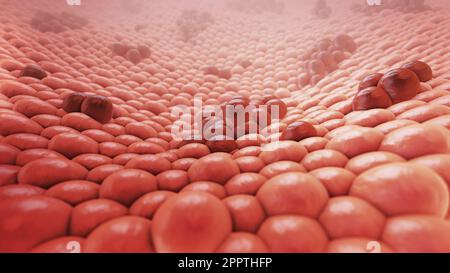 Medical animation of cancer cells Stock Photo - Alamy