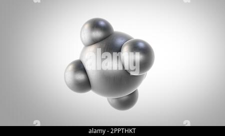 Steel model of molecule Stock Photo - Alamy