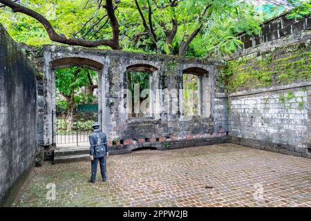Statue of José Rizal at Fort Santiago, Intramuros, Manila, The ...