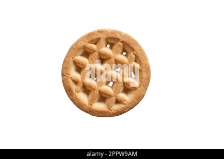 more than one biscuits in white background Stock Photo - Alamy