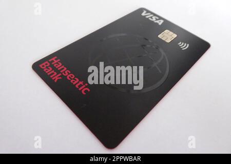 Hanseatic Bank / Credit Card / Kreditkarte / Logo / Schriftzug Stock ...