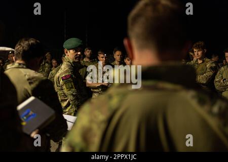 Ministry of Defence handout photo of Lieutenant Colonel Oliver Denning ...