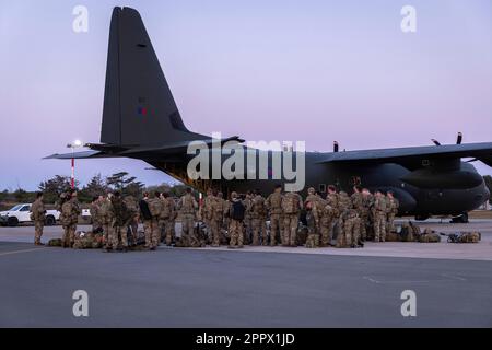 Ministry of Defence handout photo of 40 Commando Commanding Officer ...