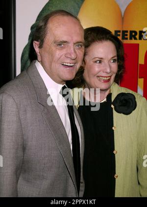Bob Newhart and wife Virginia Quinn Newhart attend the world premiere ...
